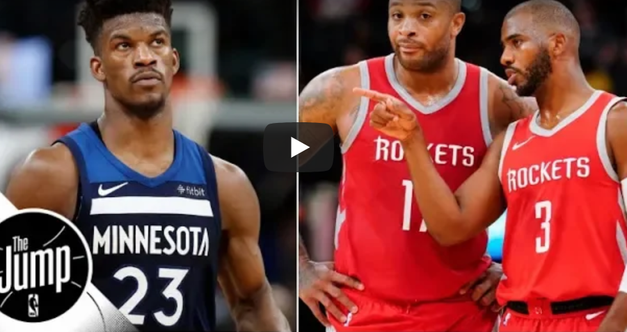 The Jump: How scary would the Rockets be with Jimmy Butler? - ESPN 97.5 ...